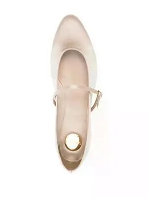 Saint Laurent Gio Ballet Flats - Neutrals