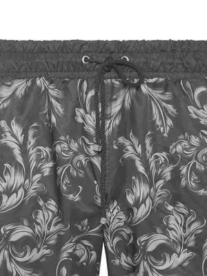 BILLIONAIRE Baroque-print Swim Shorts