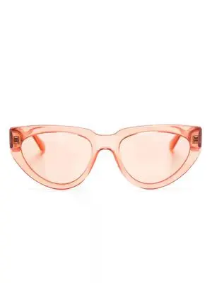 Karl Lagerfeld Logo-print Cat-eye Sunglasses - Red