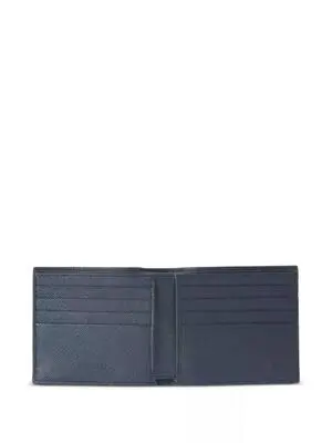 Prada Textured Bi-fold Wallet - Black