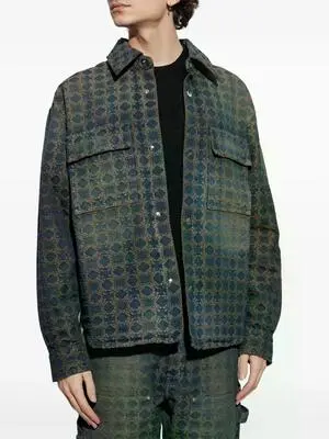 Amiri Jacquard Denim Jacket