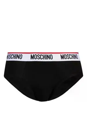 Moschino Logo-waistband Briefs