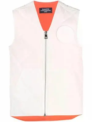 Études Studio Padded Logo-patch Vest - Neutrals
