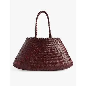 Dragon Diffusion Santa Croce Leather Tote Bag - Bordo