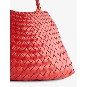 Dragon Diffusion Santa Croce Leather Tote Bag - Poppy Red