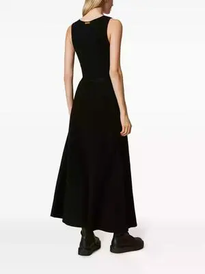 TWINSET Belted Maxi Dress
