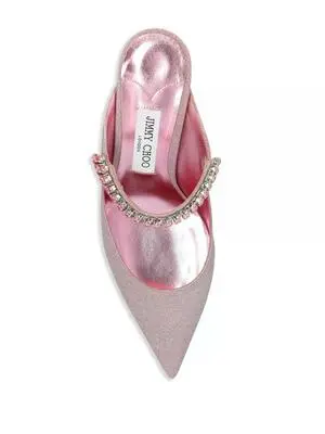 JIMMY CHOO Bing Crystal Embellished Mules