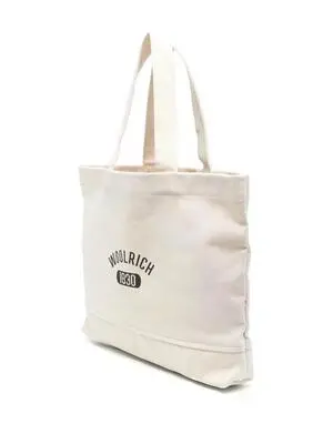 Woolrich Logo-print Canvas Tote Bag