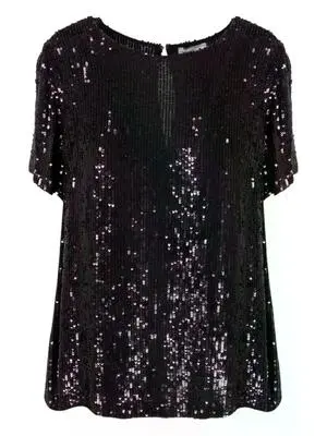 P.a.r.o.s.h Sequin-embellished T-shirt - Red