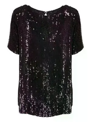 P.a.r.o.s.h Sequin-embellished T-shirt - Red