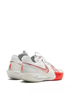 Nike G.t. Cut 3 Metallic Silver Sneakers - White
