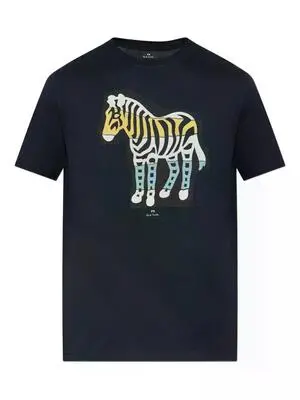 Paul Smith Zebra-print T-shirt - Blue