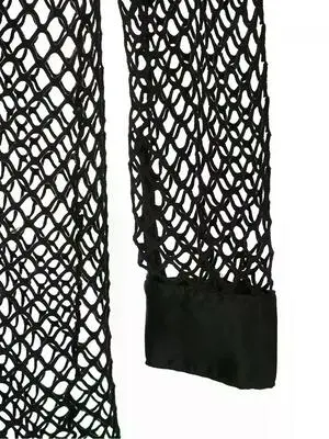 AMIR SLAMA Mesh Button-up Shirt