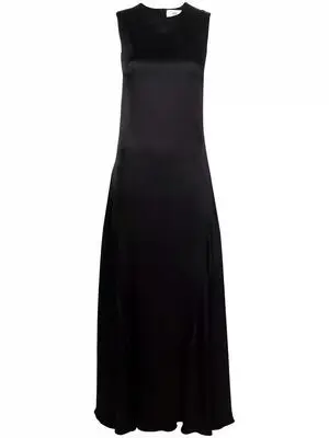 AMI Paris Side-panel Long Dress