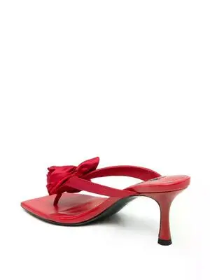 Senso Electra Heeled Mules - Red