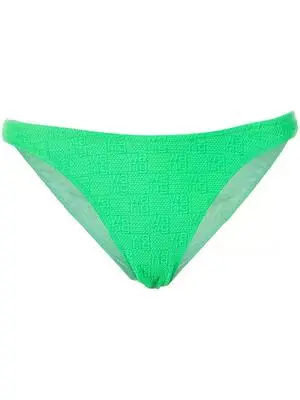Alexander Wang Knit Logo Bikini Bottoms - Green