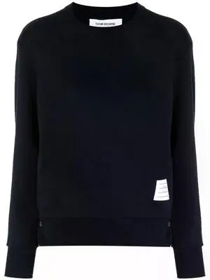 Thom Browne Rwb Stripe Cotton Sweatshirt