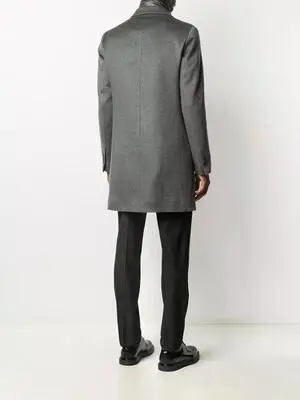 Herno Single-breasted Layered Coat