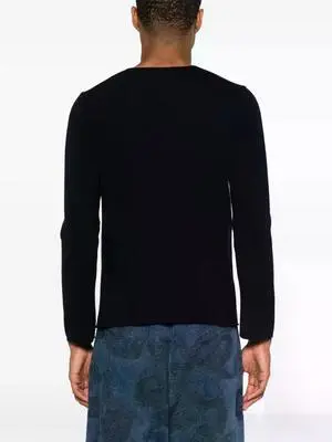 Play Comme Des Garcon Embroidered Logo Jumper - Blue