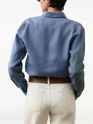 Ralph Lauren Linen Shirt - Blue