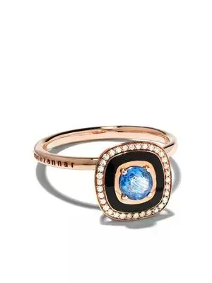 SELIM MOUZANNAR 18kt Rose Gold Sapphire And Diamond Mina Ring