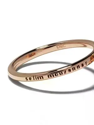 SELIM MOUZANNAR 18kt Rose Gold Sapphire And Diamond Mina Ring