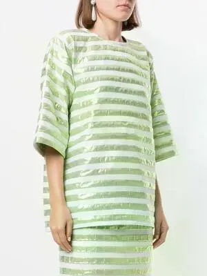 BAMBAH Striped Square Top