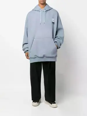 FUMITO GANRYU 2-way Pullover Hoodie - Blue