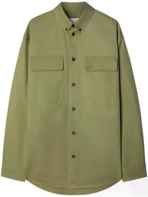 Off-White Logo-embroidered Shirt Jacket