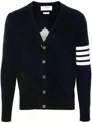 Thom Browne 4-bar Virgin-wool Cardigan