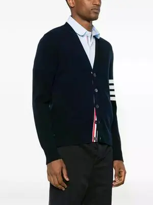 Thom Browne 4-bar Virgin-wool Cardigan