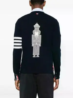 Thom Browne 4-bar Virgin-wool Cardigan