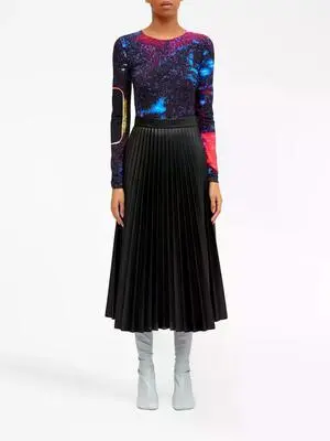 MAISON MARGIELA Pleated Midi Skirt