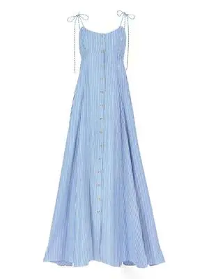 Rosie Assoulin Striped Midi Dress