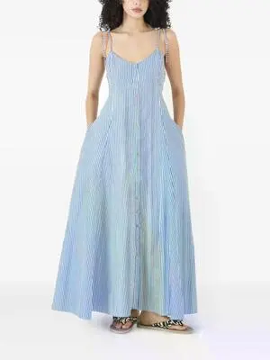 Rosie Assoulin Striped Midi Dress