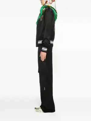 Off-White Satin Bomber Jacket