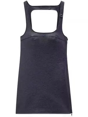 COURREGES Reedition Vinyl Mini Dress - Blue