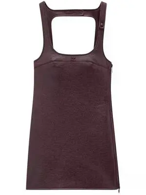 COURREGES Re-edition Vinyl Mini Dress - Red