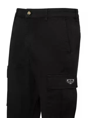 Philipp Plein Logo Patch Cargo Trousers