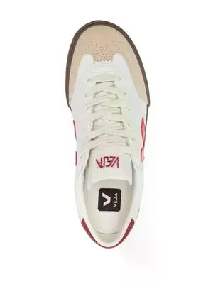 VEJA Volley Suede-panelled Sneakers - White