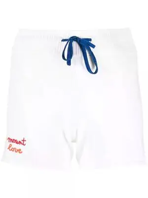 Rossignol Embroidered-logo Drawstring Shorts - White