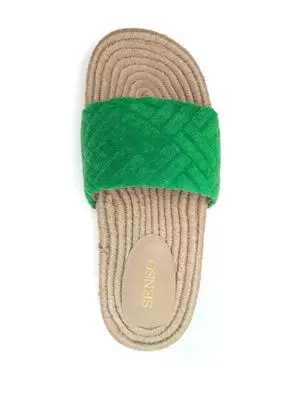 Senso Isobel Open-toe Espadrilles - Green