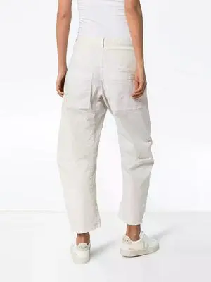 NILI LOTAN Shon Balloon-leg Trousers - White