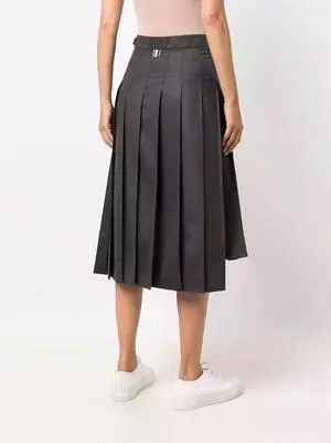 Thom Browne Super 120's Twill Pleated Skirt