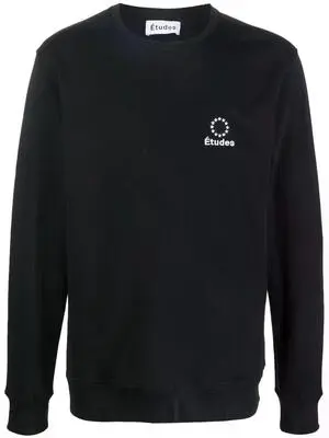 Études Studio Embroidered-logo Organic Cotton Sweatshirt
