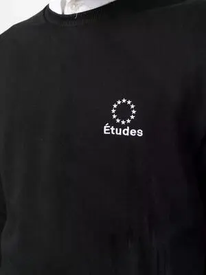 Études Studio Embroidered-logo Organic Cotton Sweatshirt
