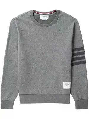 Thom Browne Cotton Sweatshirt With 4-bar Stripe