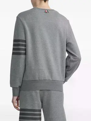 Thom Browne Cotton Sweatshirt With 4-bar Stripe