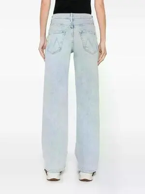 MOTHER The Spinner Zip Sneak Jeans