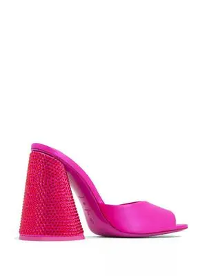 Attico Luz Rhinestone-embellished Sandals